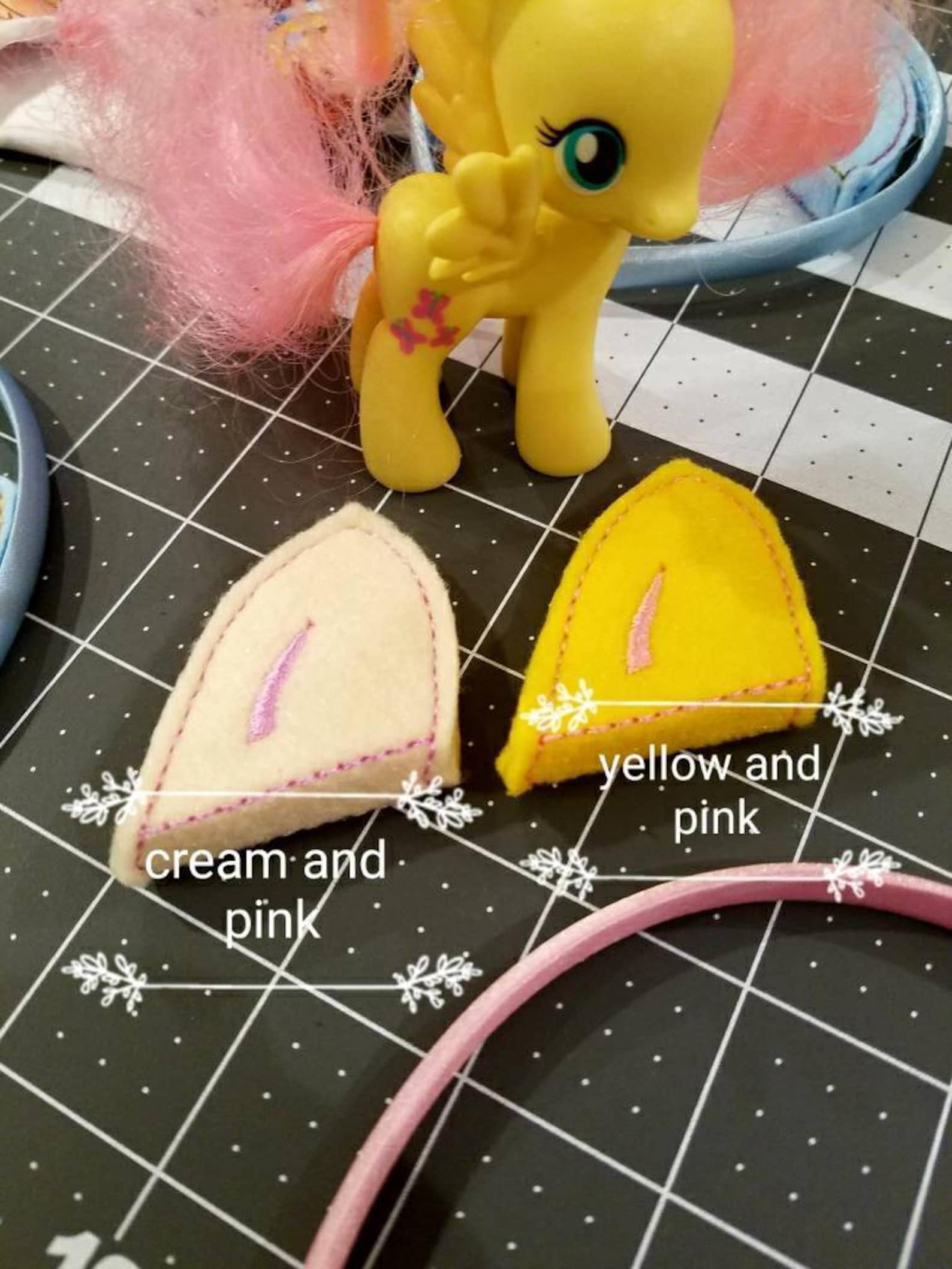 Felt Pony Ears Headband - Etsy