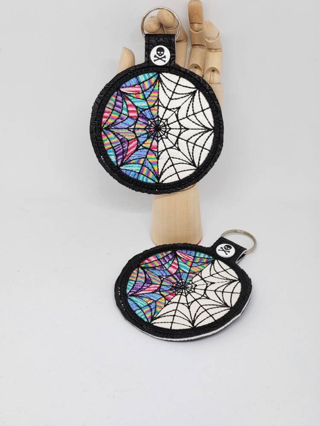 Stained Glass Dorm Room Window Snap Tab Keychain - Etsy
