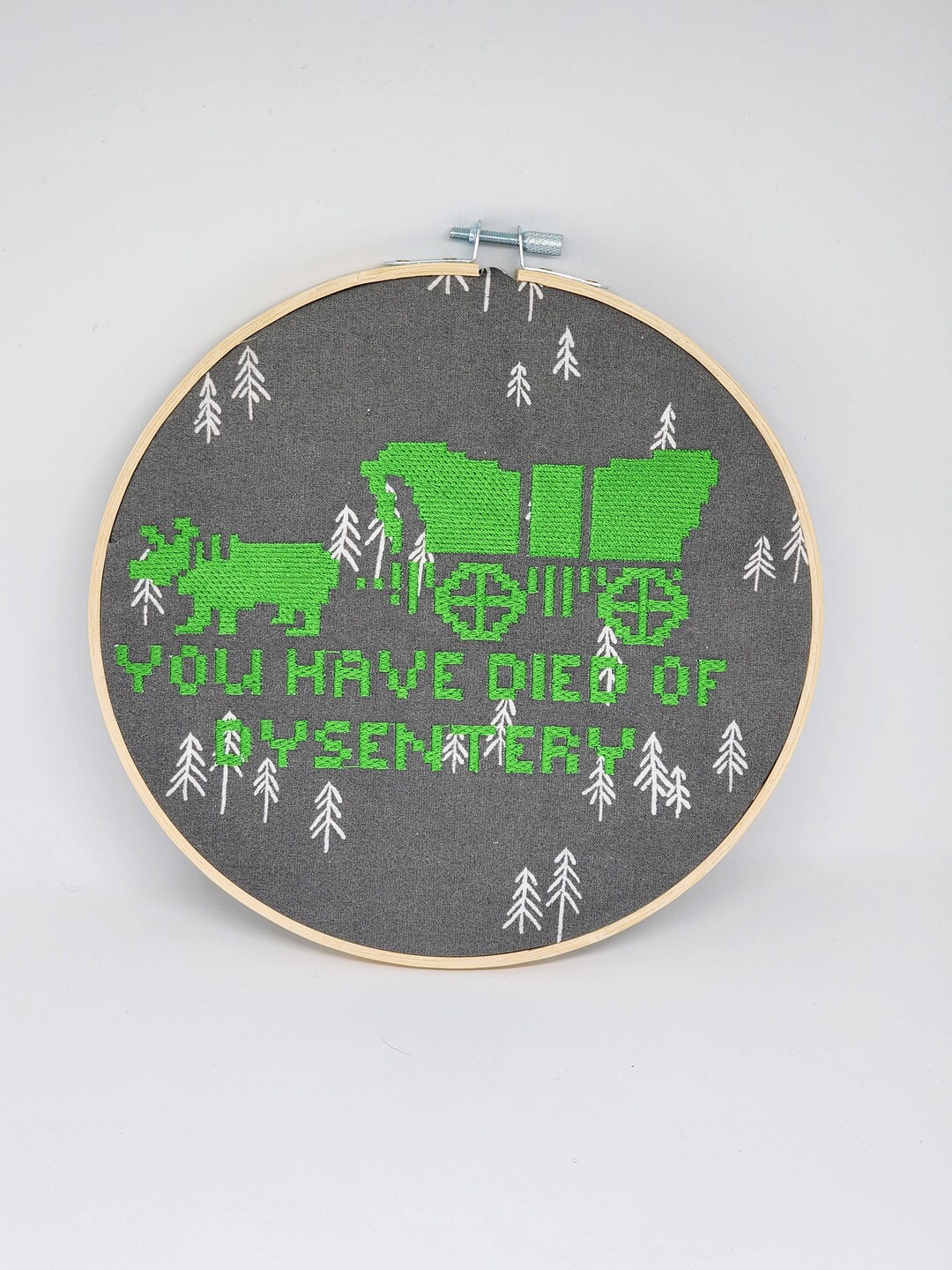 Trail Video Game Embroidery Hoop Art - Etsy