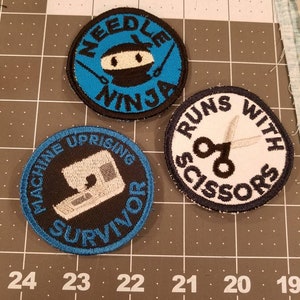 Small Crafty Sewing Patches - Etsy
