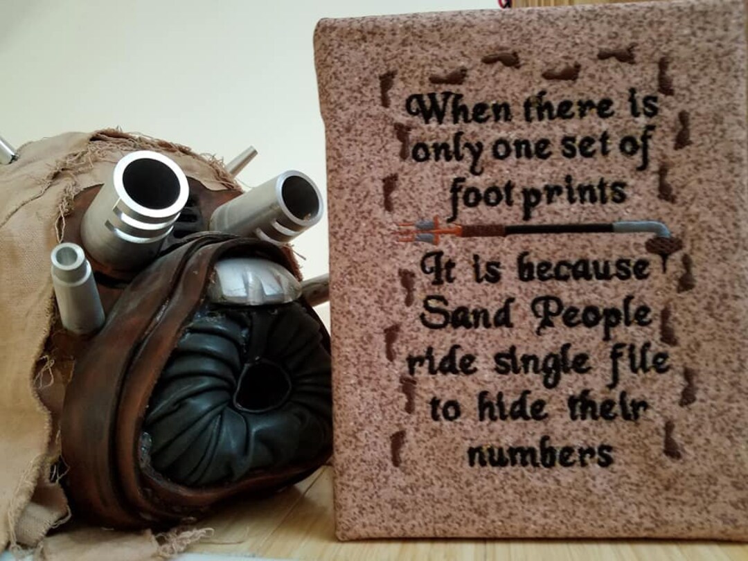 Single File Sand People Embroidery Art - Etsy