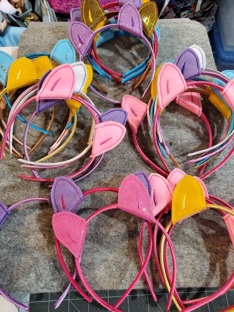 Felt Pony Ears Headband - Etsy