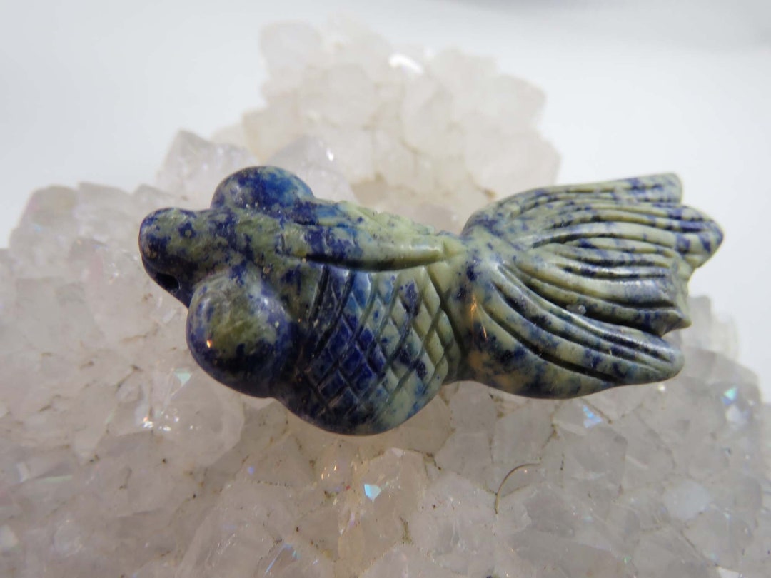 2.4 LAPIS FISH PENDANT Large Royal Lapis Lazuli - Etsy