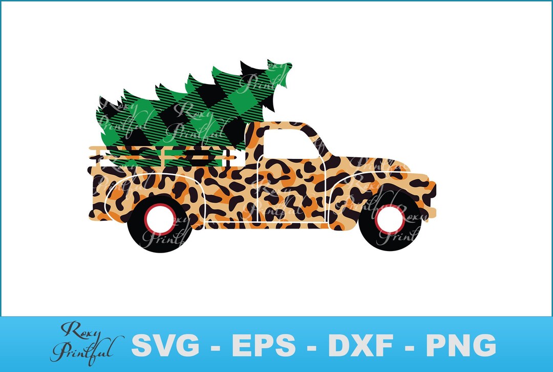 Christmas Tree Svg, Christmas Truck Svg, Files for Cricut, Christmas ...