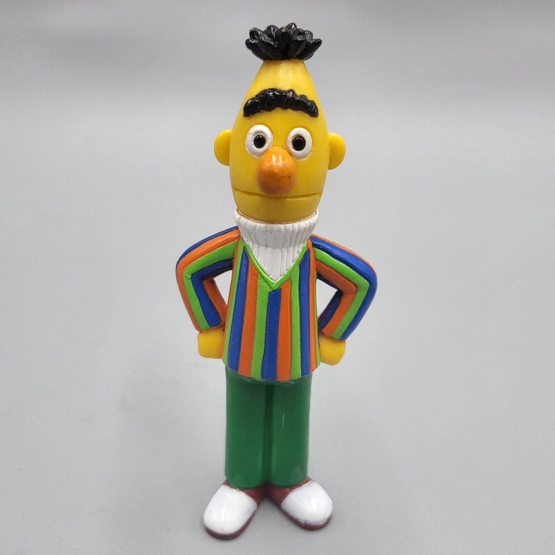 Sesame Street Bert Pvc Figure Readers Digest Young Family 3.5 Inch - Etsy