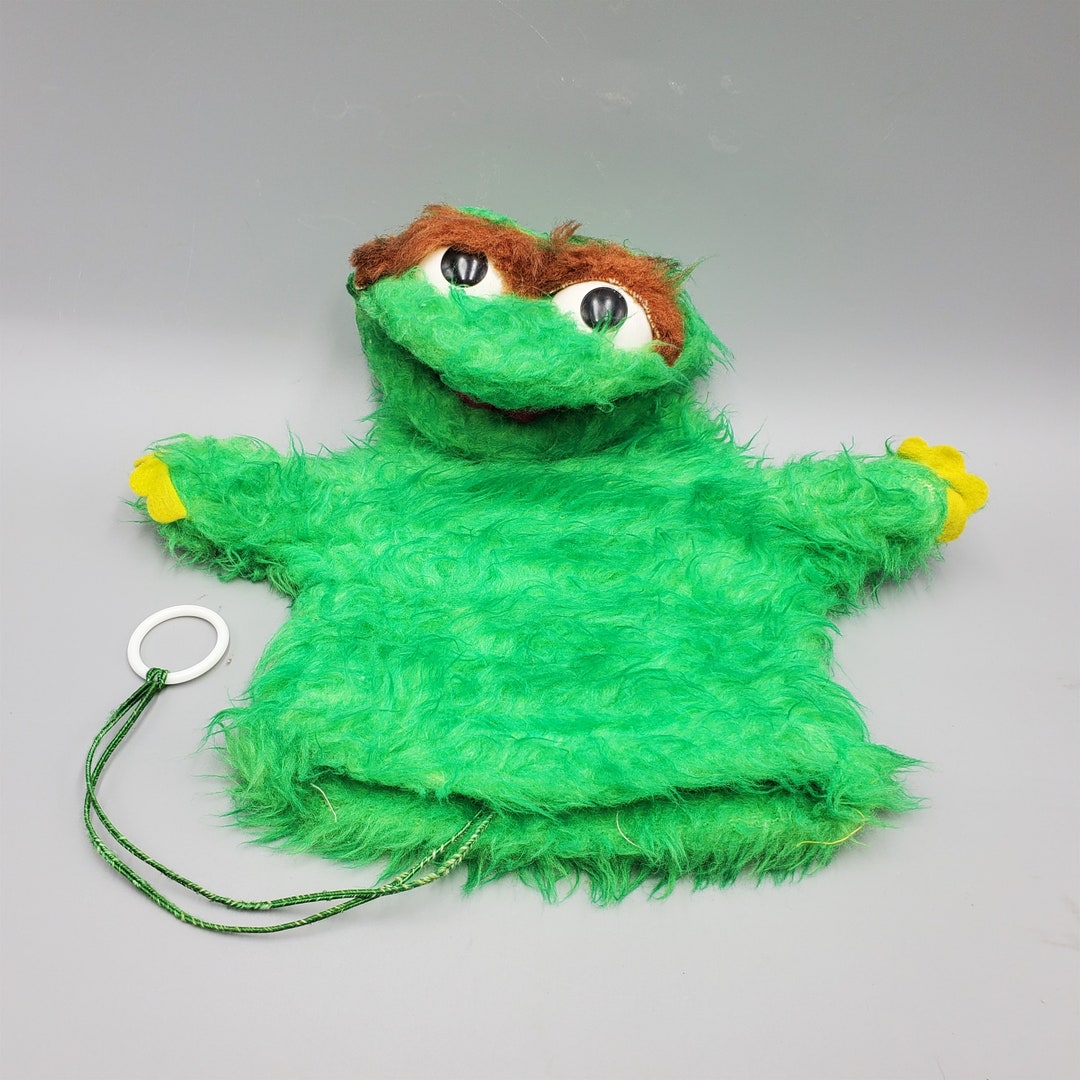 Original Vintage Oscar Hand Puppet Sesame Street Topper - Etsy