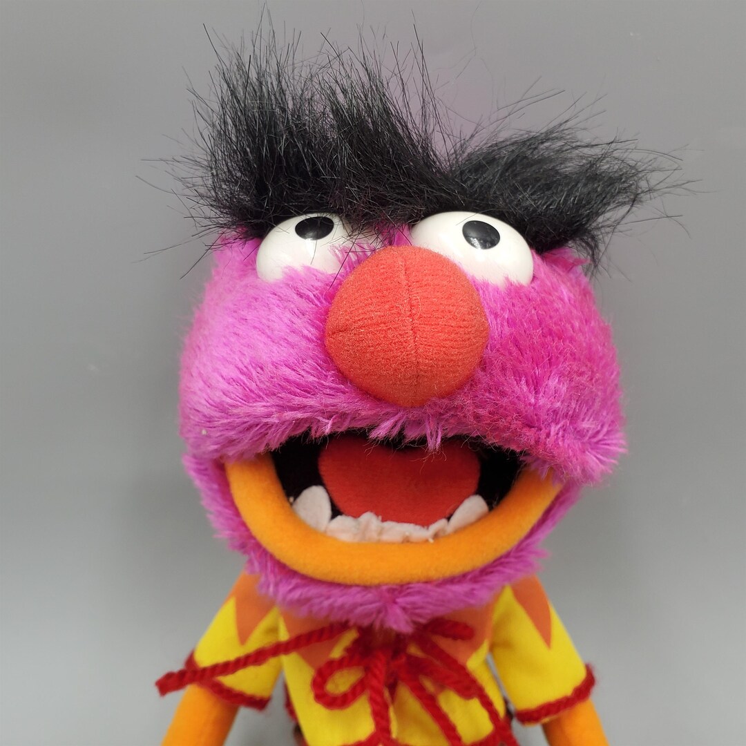 Muppets Animal Stuffed Animal Plush Beanbag Muppet Vision 3D 12 Wild ...