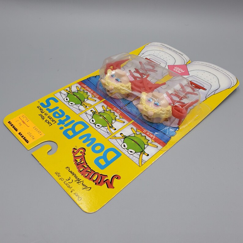 Muppets Miss Piggy Bow Biters for Shoelaces Vintage - Etsy