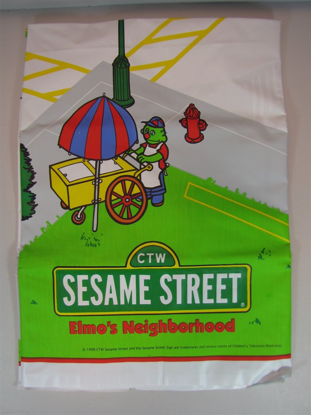 Sesame Street Activity Vinyl Play Mat Tablecloth Crafts Doh Elmos ...