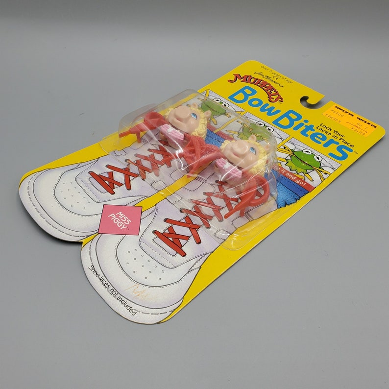 Muppets Miss Piggy Bow Biters for Shoelaces Vintage - Etsy