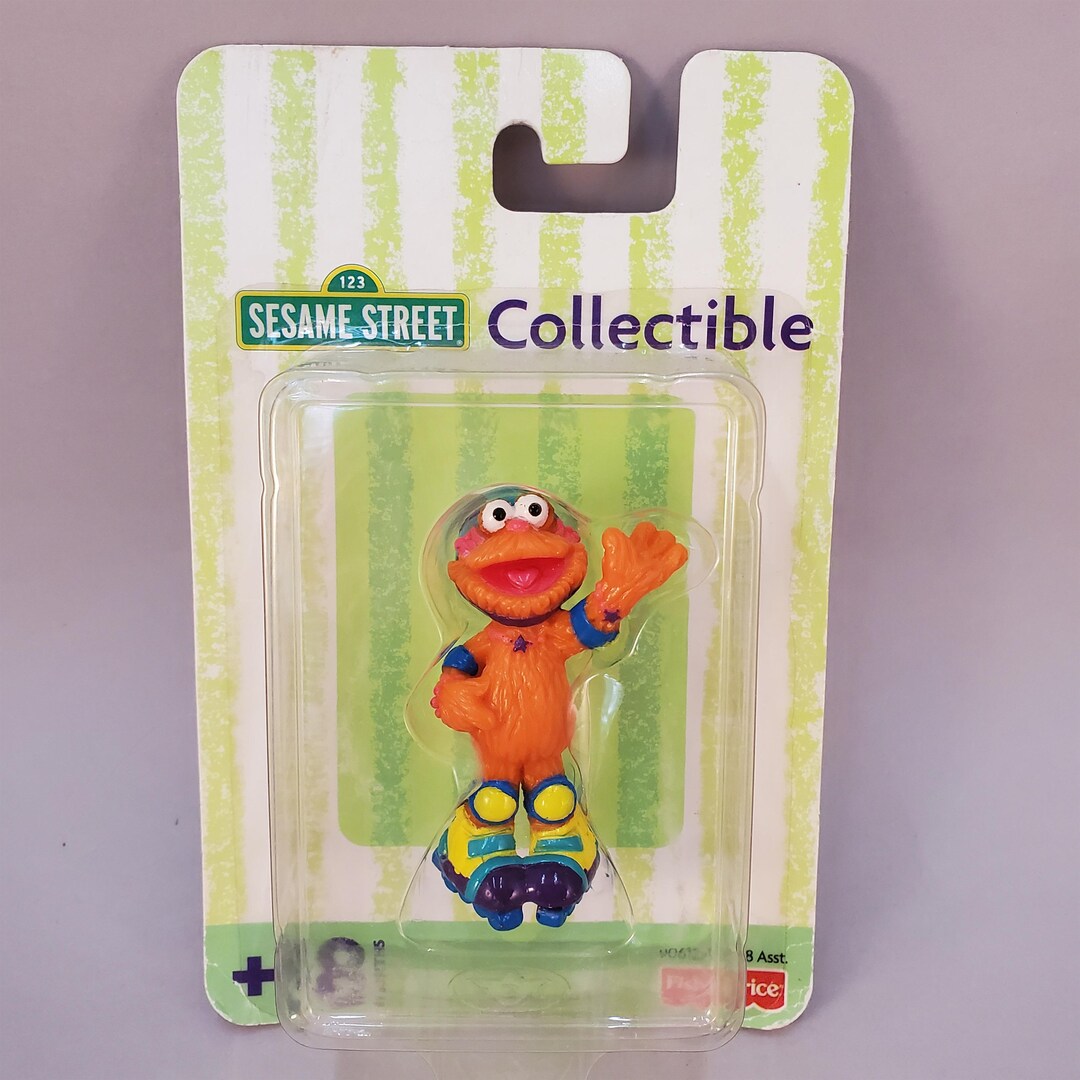 Roller Blading Zoe Figure Pvc Sesame Street Fisher Price Preschool 2.5 ...