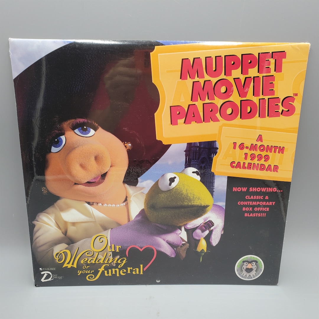 1999 Muppet Movie Parodies Calendar Classic Box Office Blasts 16 Months ...