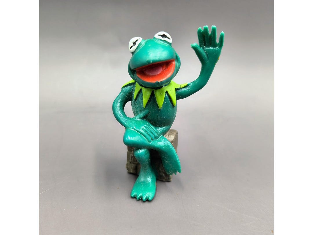 Muppets Schleich Kermit Frog Pvc Figure Waving From Suitcase West ...