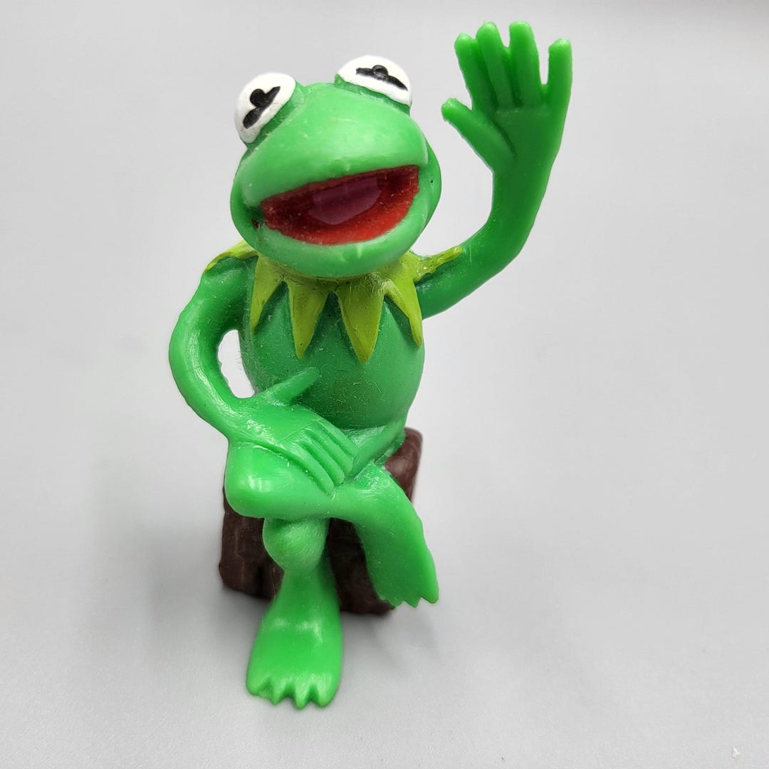Muppets Schleich Kermit Frog Pvc Figure Waving From Suitcase West ...
