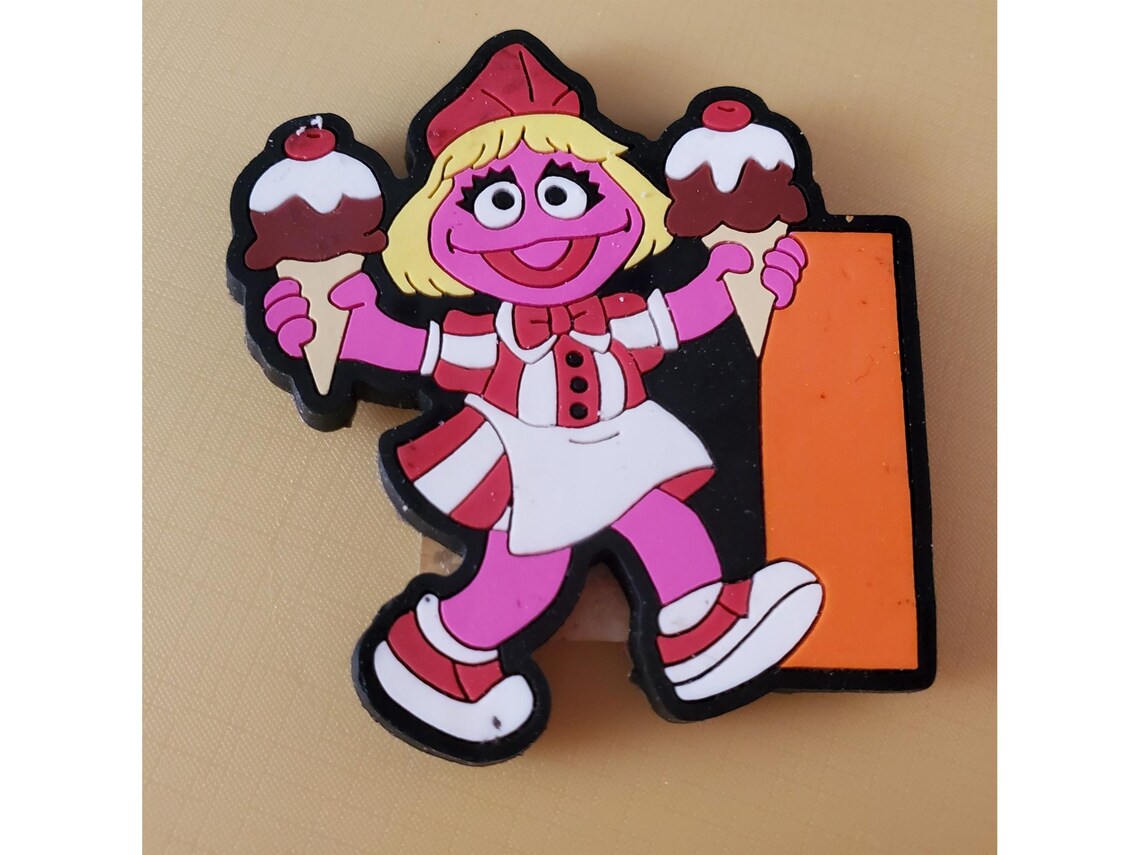 Sesame Street Alphabet Letter I Magnet Prairie Dawn Ice Cream Applause ...