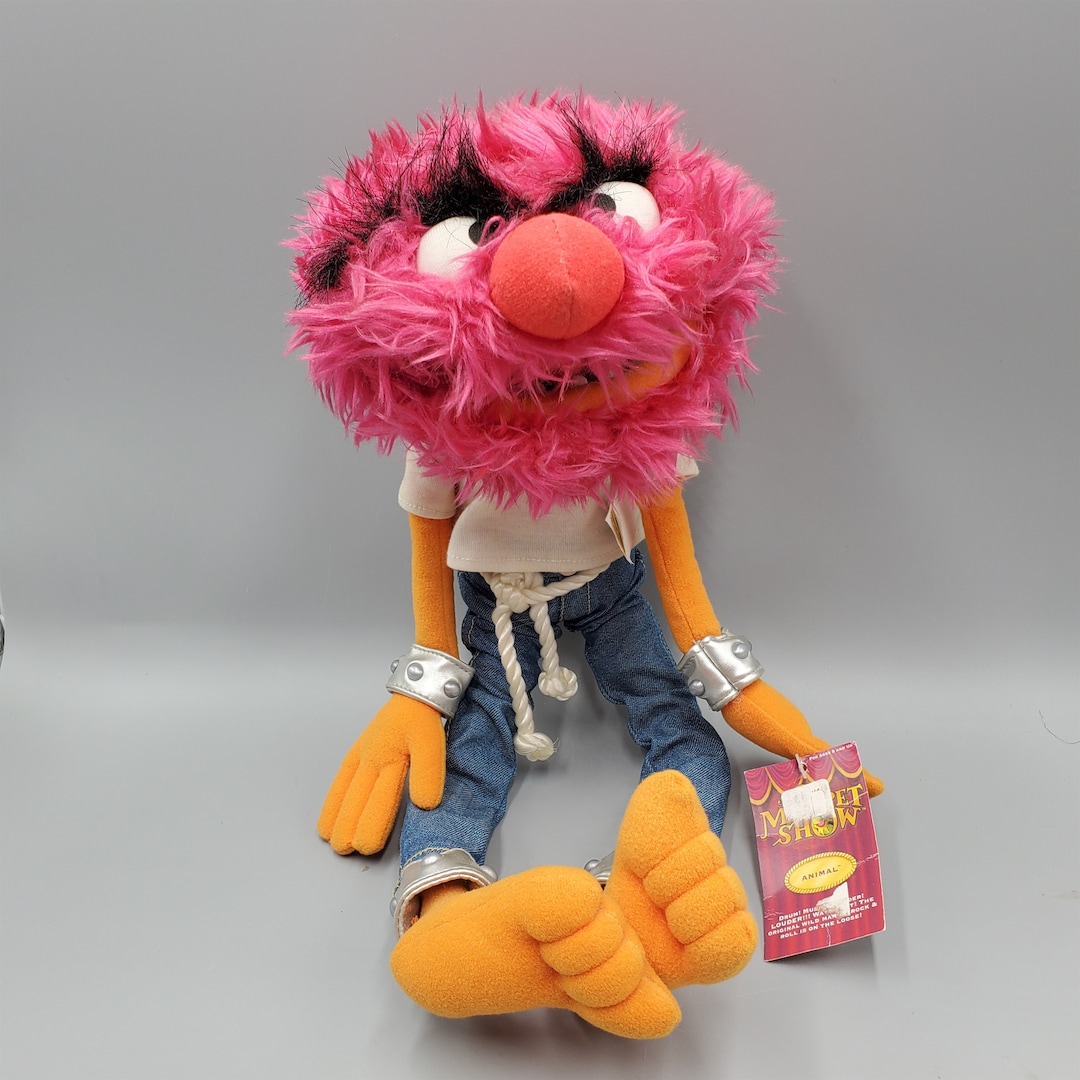 Wild Crazy Muppets Animal Plush Stuffed Doll Poseable Sababa - Etsy
