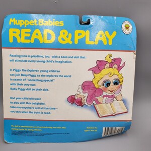Muppet Babies Read Play Board Book and Baby Miss Piggy Plush Doll ...