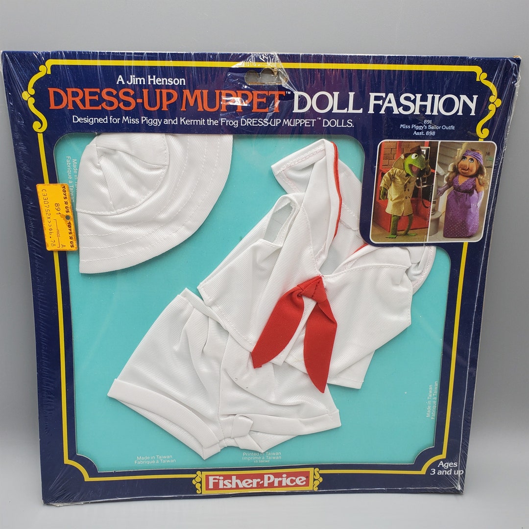 Muppet Sailor Suit Doll Clothes Outfit for Miss Piggy Dress up Doll ...
