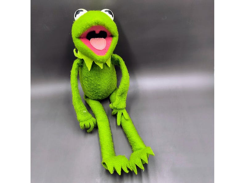 Muppets Kermit Plush Stuffed Animal Doll 850 Fisher Price Vintage 1976 ...