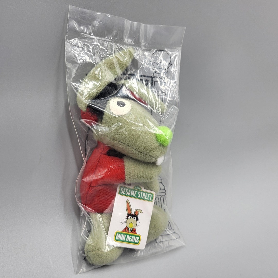 Sesame Street Benny Rabbit Mini Bean Bellhop Kelloggs Cereal Premium 4 ...