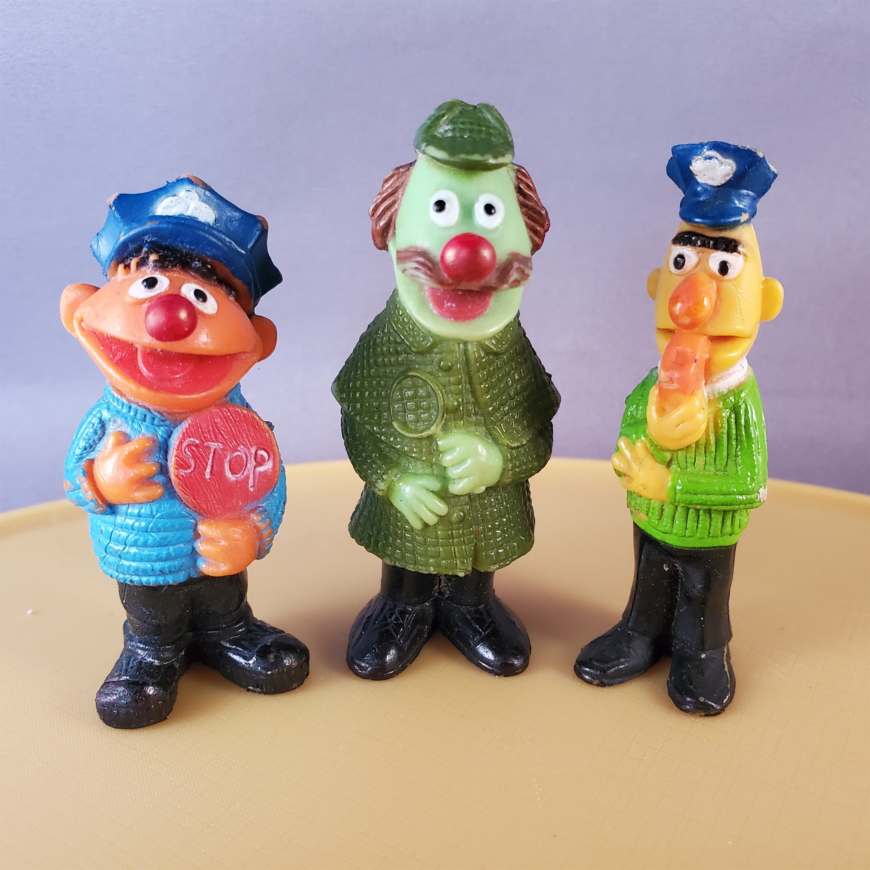 Police Car Playset Figure Sesame Street Questor Muppet Miniature ...