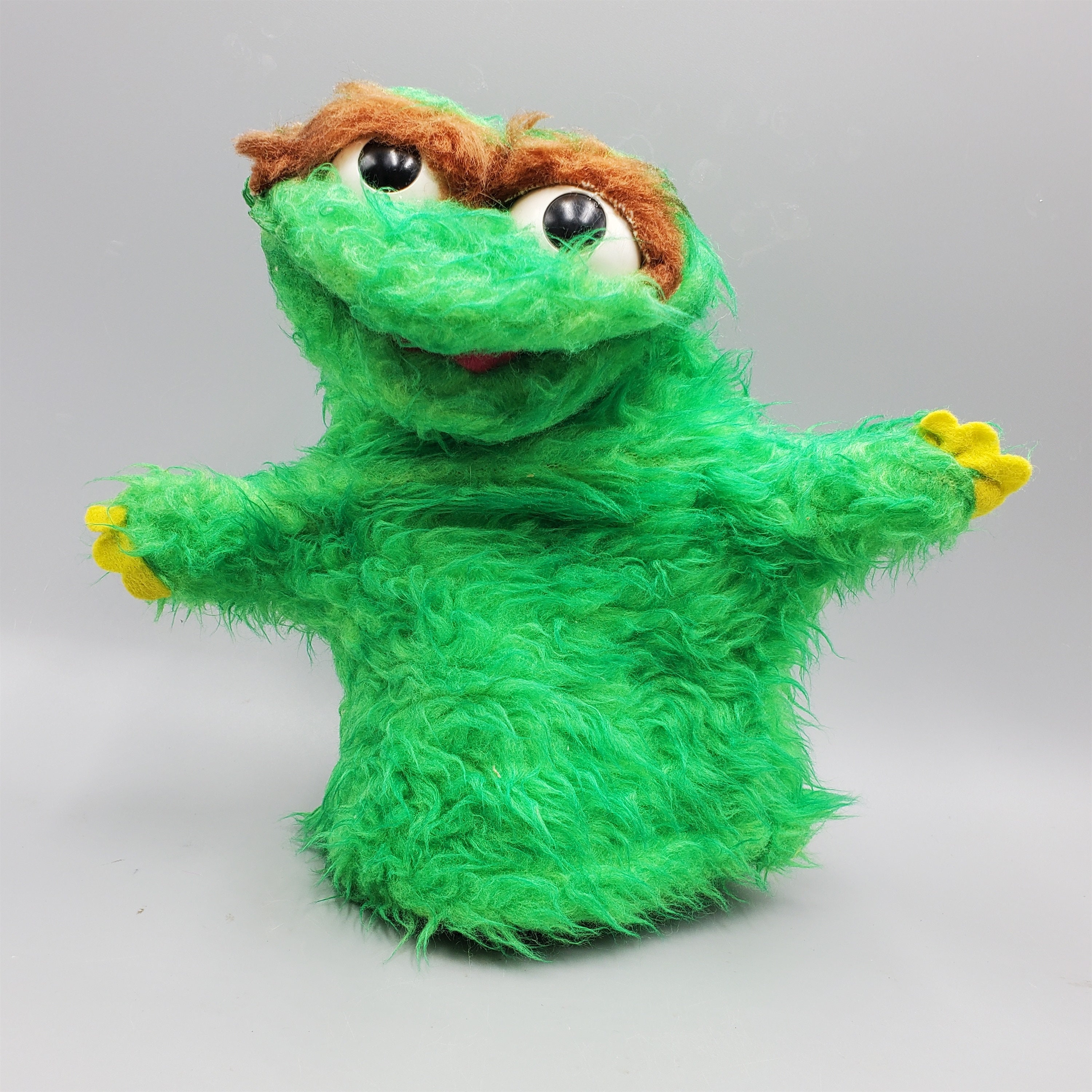Original Vintage Oscar Hand Puppet Sesame Street Topper - Etsy
