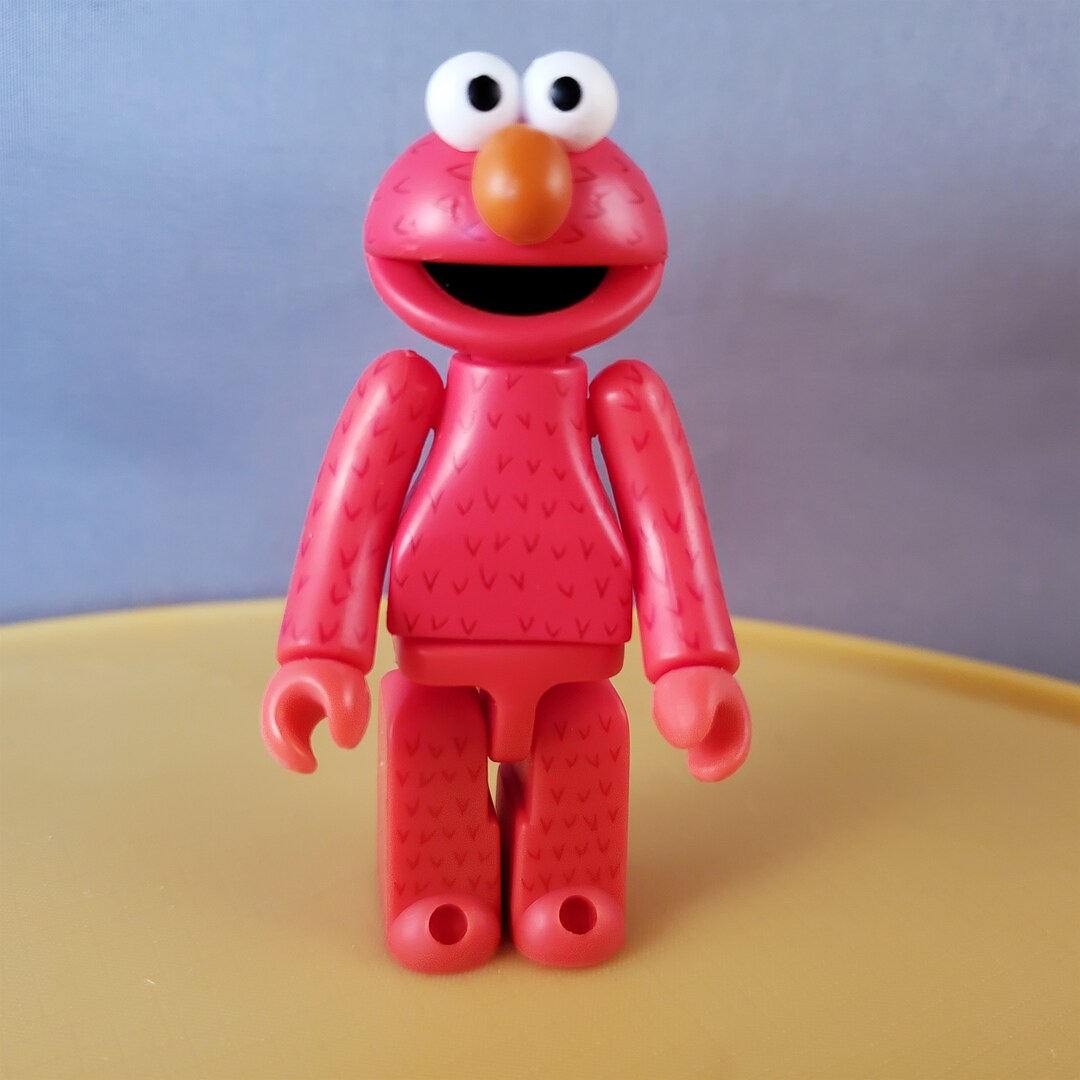 Red Elmo Kubrick Figure Sesame Street Medicom - Etsy