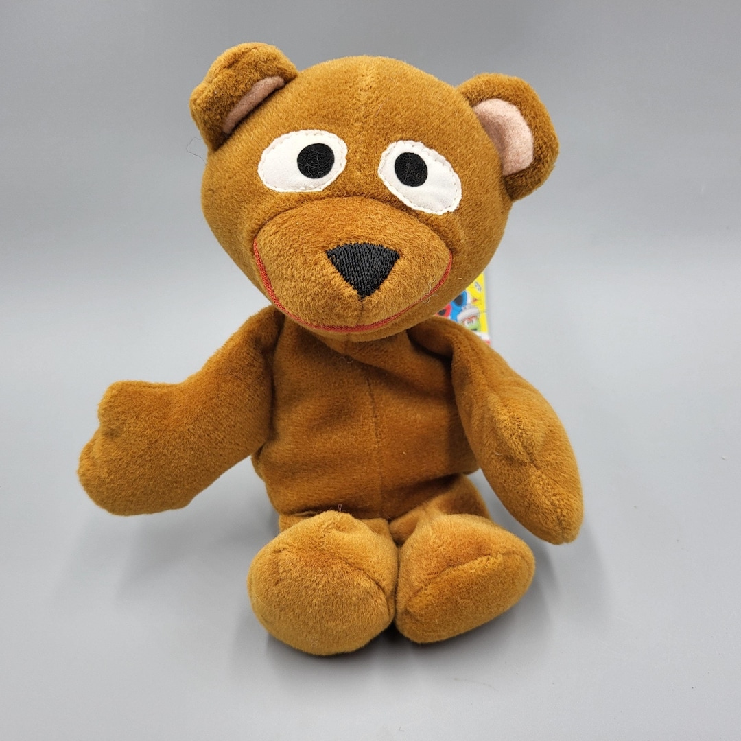Sesame Street Baby Bear Bean Bag Plush Doll Tyco 8 Inch - Etsy