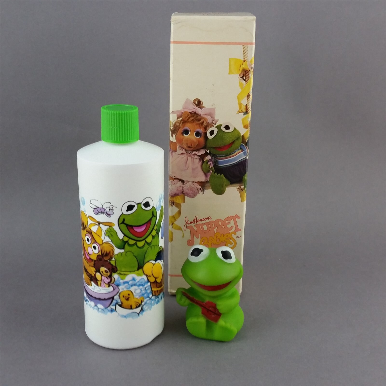 Baby Kermit Finger Puppet Bubble Bath Muppet Babies Vintage - Etsy