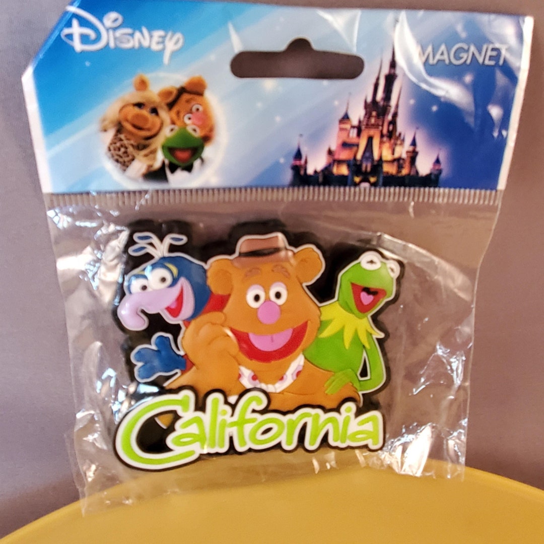 Muppets California Thick Rubber Magnet Fozzie Bear Gonzo Kermit 3 Inch ...