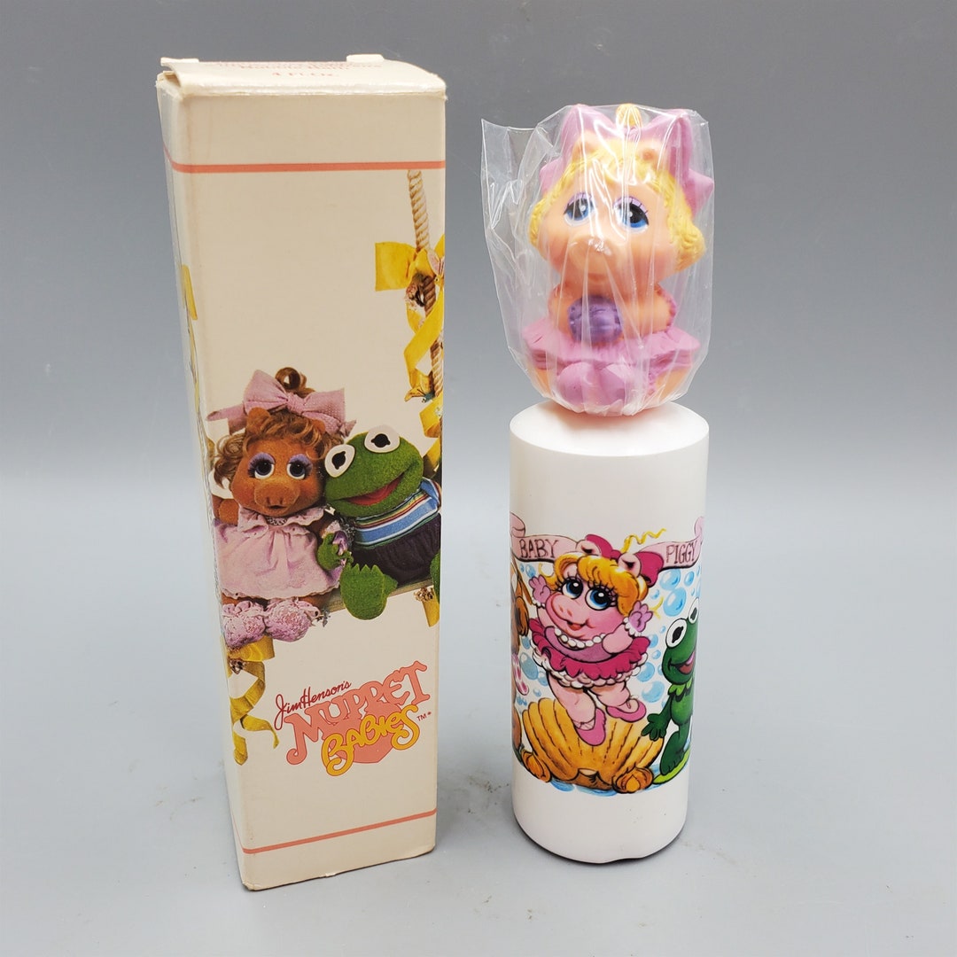 Baby Miss Piggy Finger Puppet Bubble Bath Muppet Babies Vintage NOS in ...