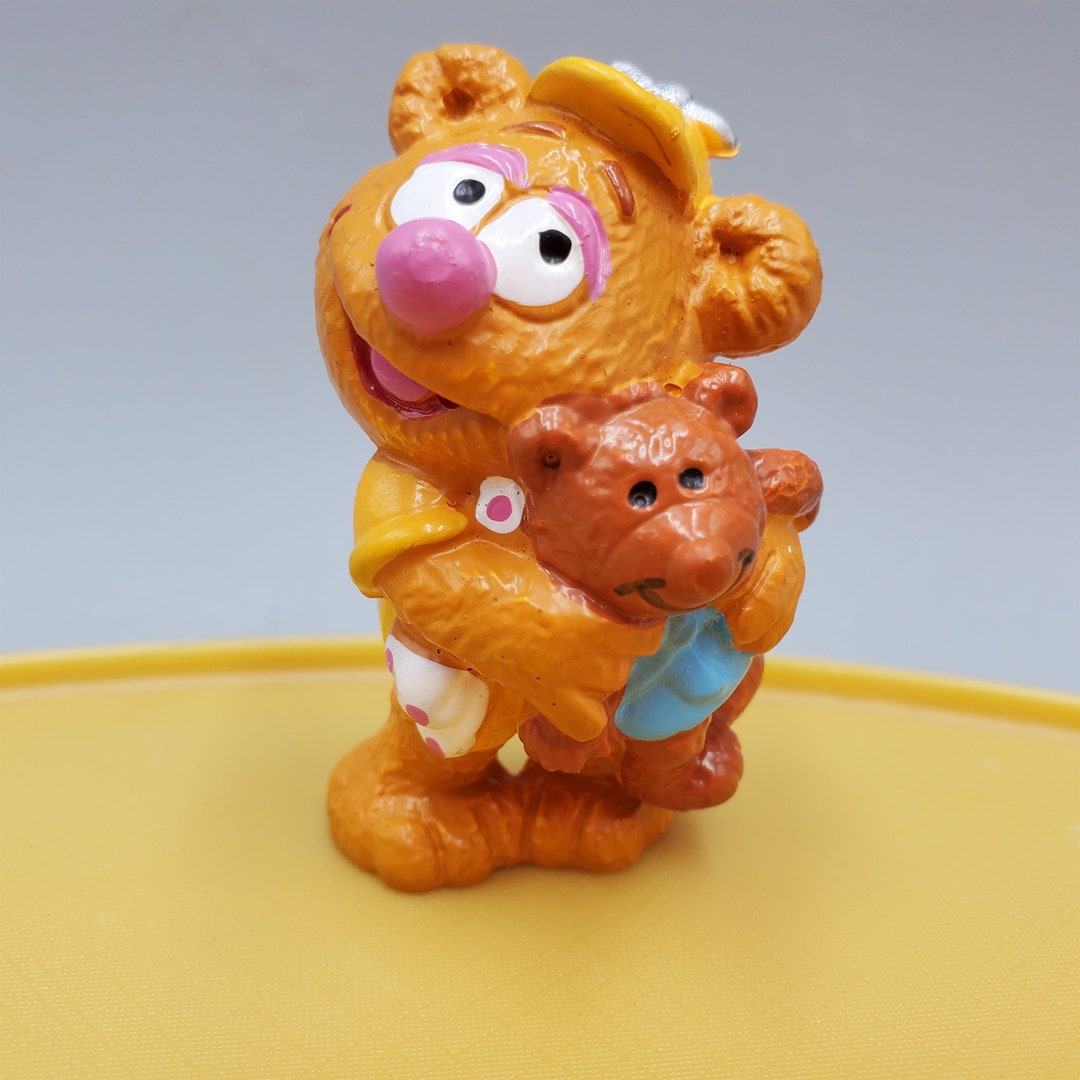 Muppet Babies Fozzie Teddy Bear Figure Applause Maia Borges HA 2 Inch ...