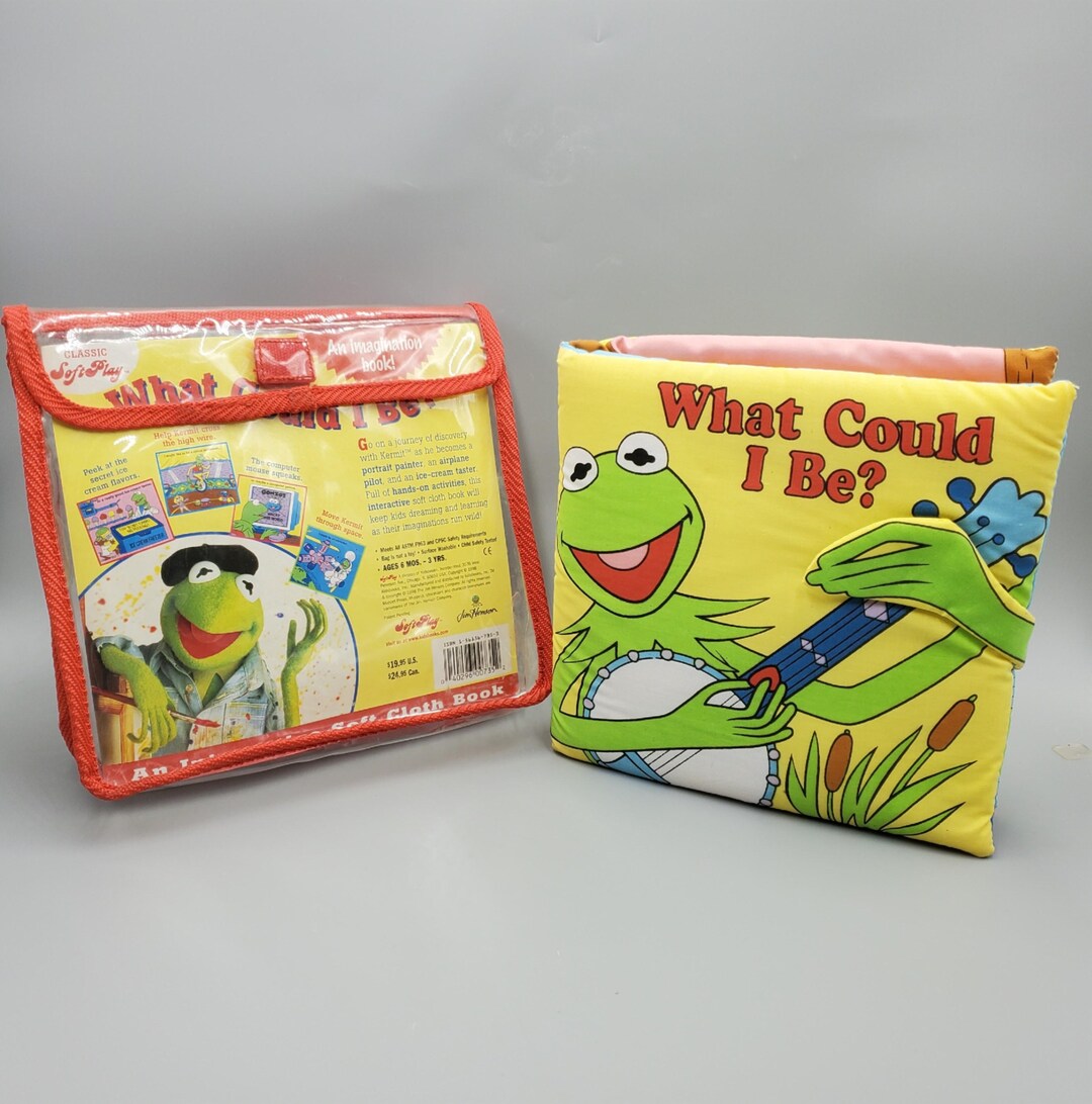 Muppets Interactive Soft Cloth Book What Could I Be Baby Kermit ...