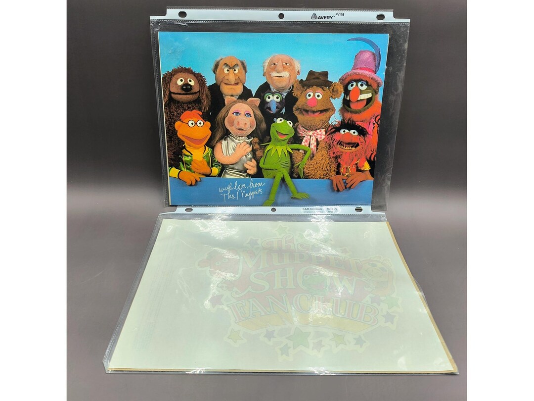 Vintage 70s Muppet Show Fan Club Membership Kit Iron-on Transfer and ...