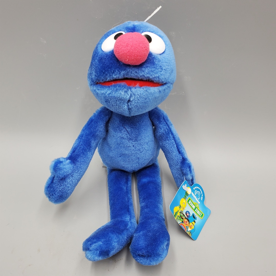 Grover Plush Stuffed Animal Sesame Street Applause 12 Inch Vintage New ...