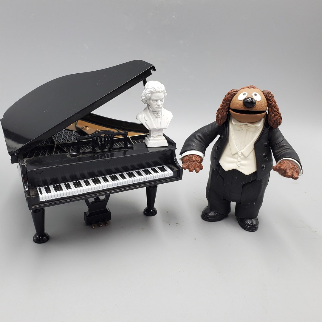 Palisades Tuxedo Rowlf Figure With Piano Muppets Beethoven Bust Loose ...