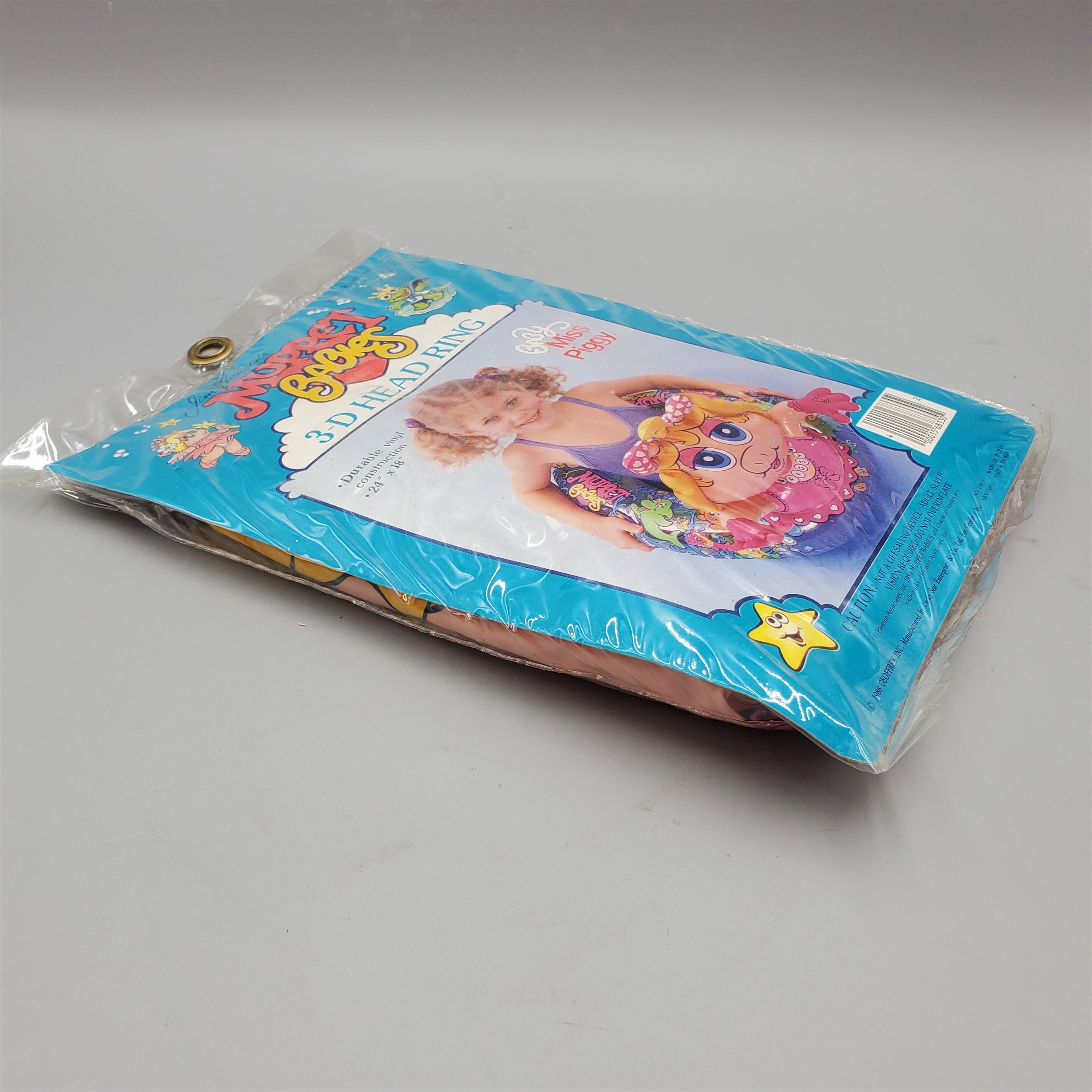 Muppet Babies Miss Piggy Beach Swimming Inflatable Swim Head Pool Float ...