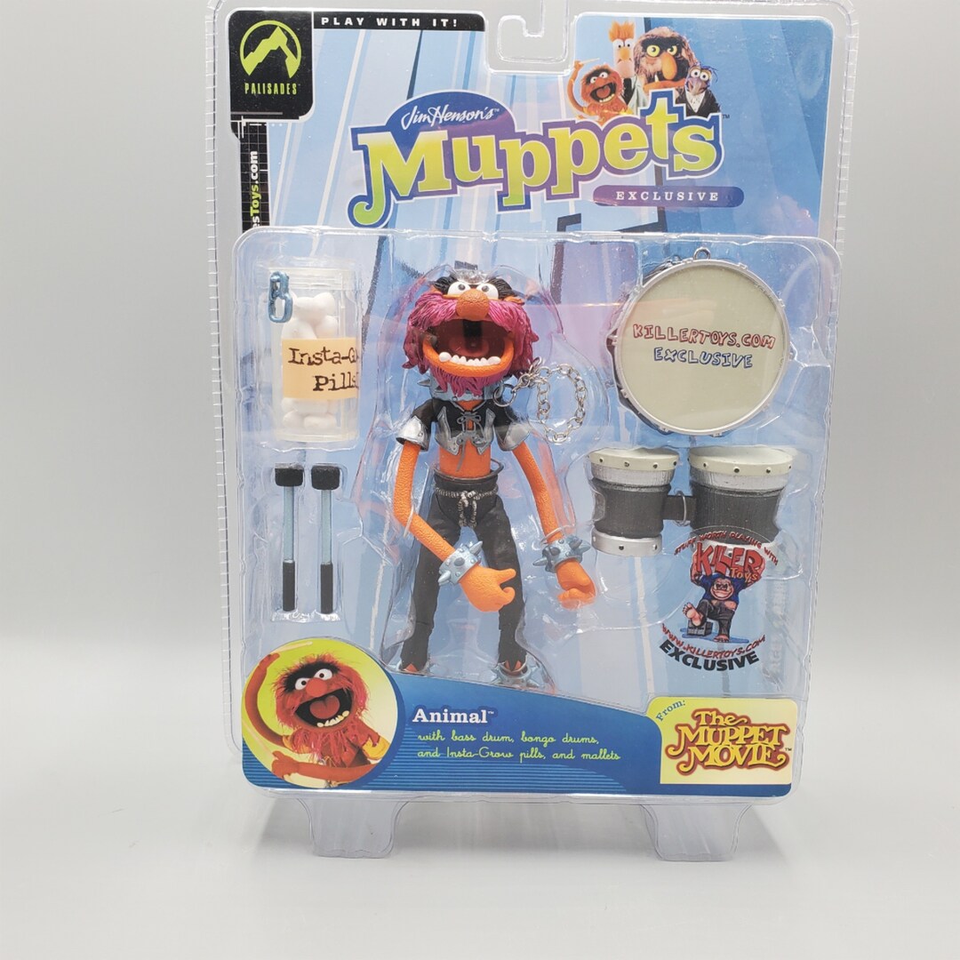 Muppet Palisades Animal Action Figure Killer Toys Exclusive Silver ...