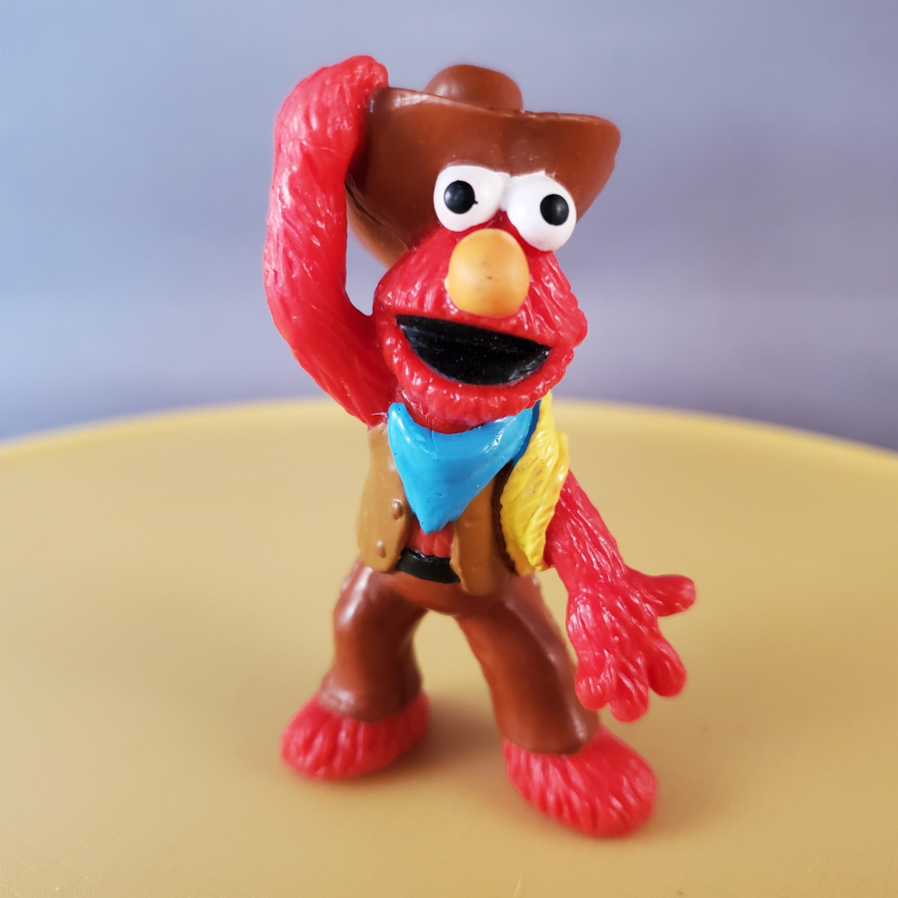 Elmo Cowboy Pvc Figure Sesame Street Applause Old West 3 Inch - Etsy