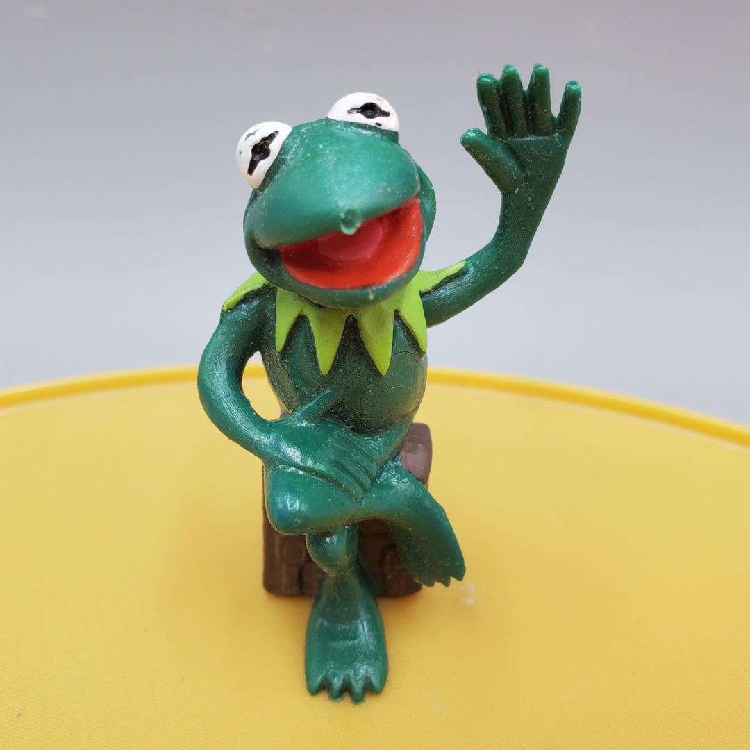 Muppets Schleich Kermit Frog Pvc Figure Waving From Suitcase West ...