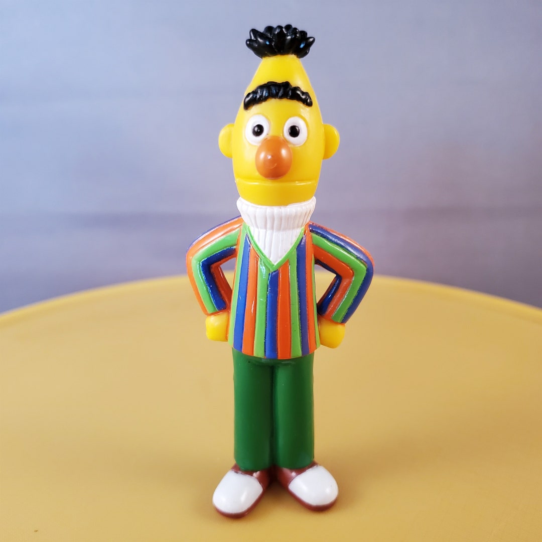 Sesame Street Bert Pvc Figure Readers Digest Young Family 3.5 Inch - Etsy