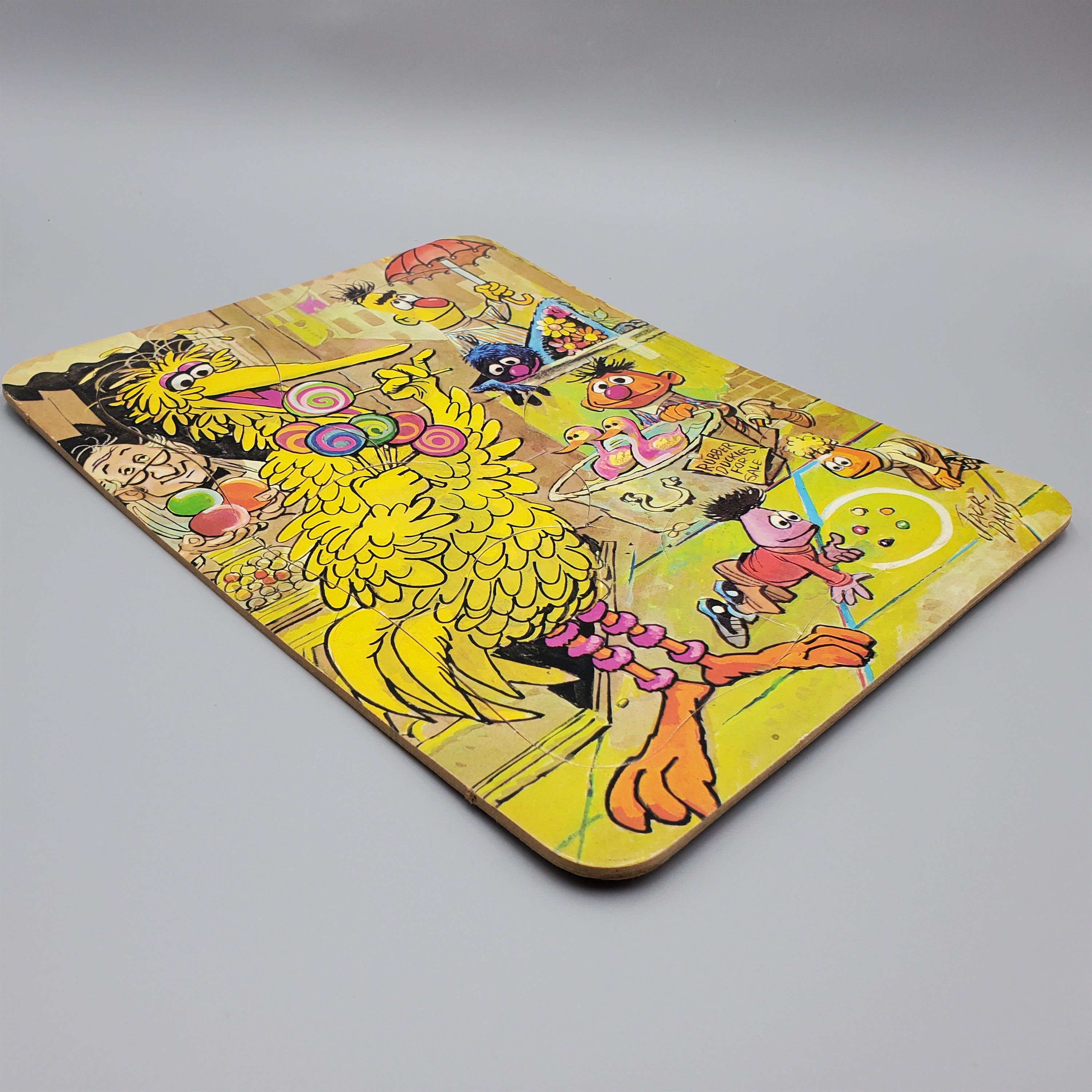 Vintage Sesame Street Jack Davis Frame Tray Puzzle Hoopers Store Topper ...