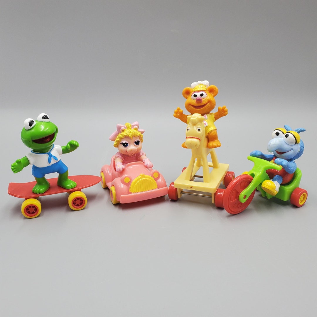 Mcdonalds Muppet Babies Figures Happy Meal Toys Kermit Miss Piggy Gonzo ...