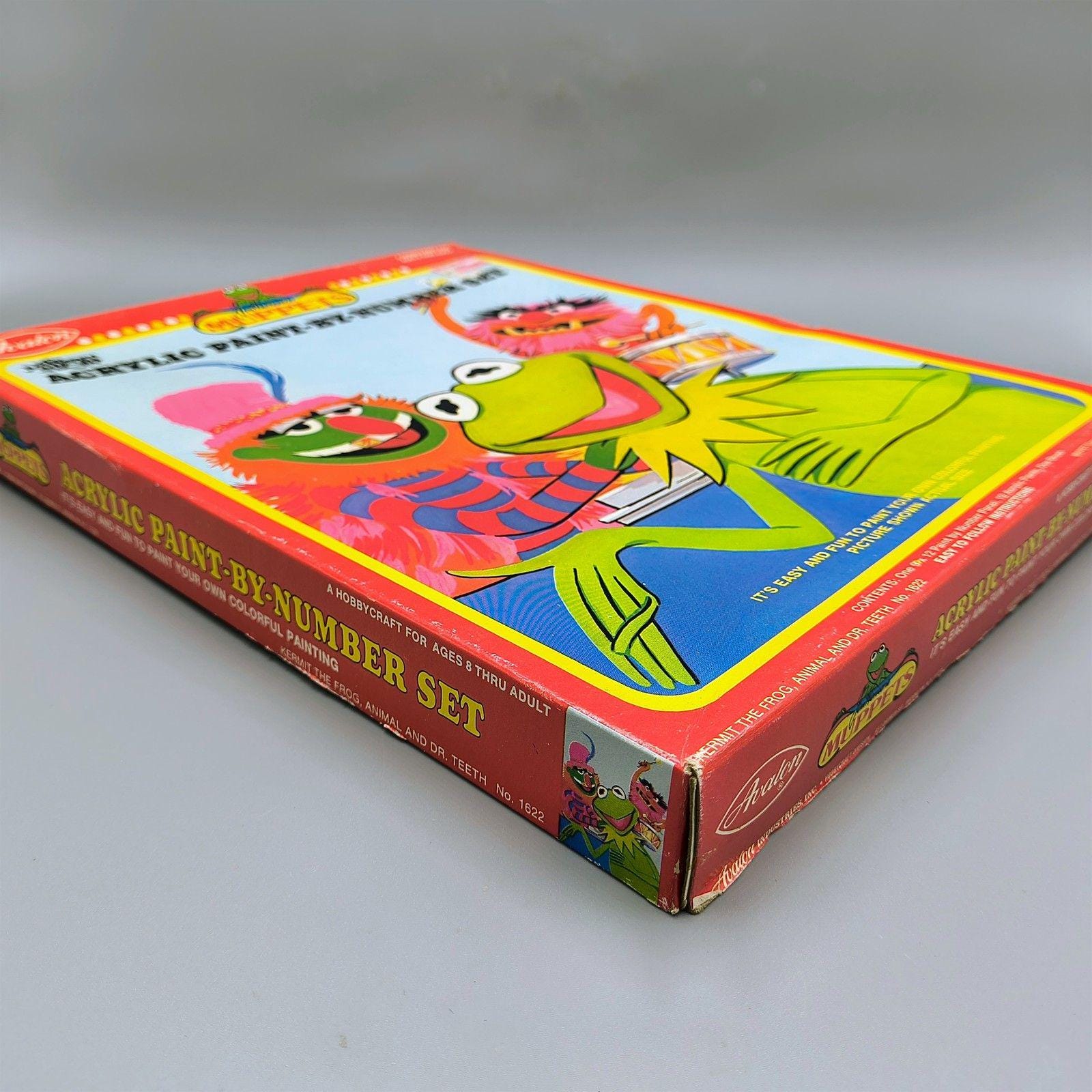 Muppets Paint by Number Set by Avalon Dr Teeth Kermit Animal Sealed PBN ...