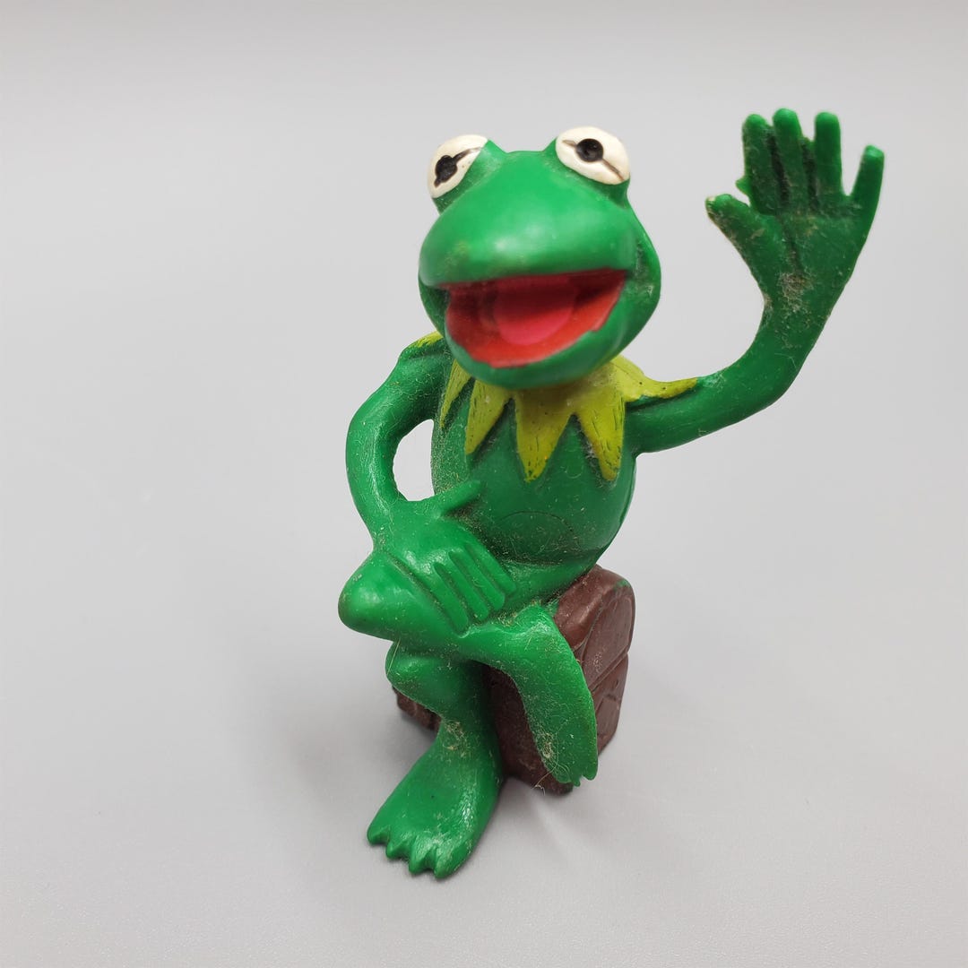 Muppets Schleich Kermit Frog Pvc Figure Waving From Suitcase West ...