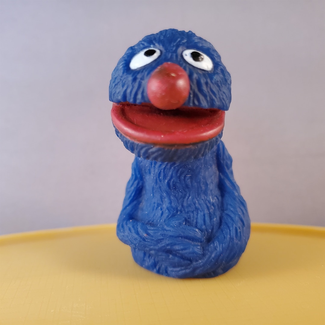 Vintage Grover Finger Puppet Sesame Street Questor Child - Etsy