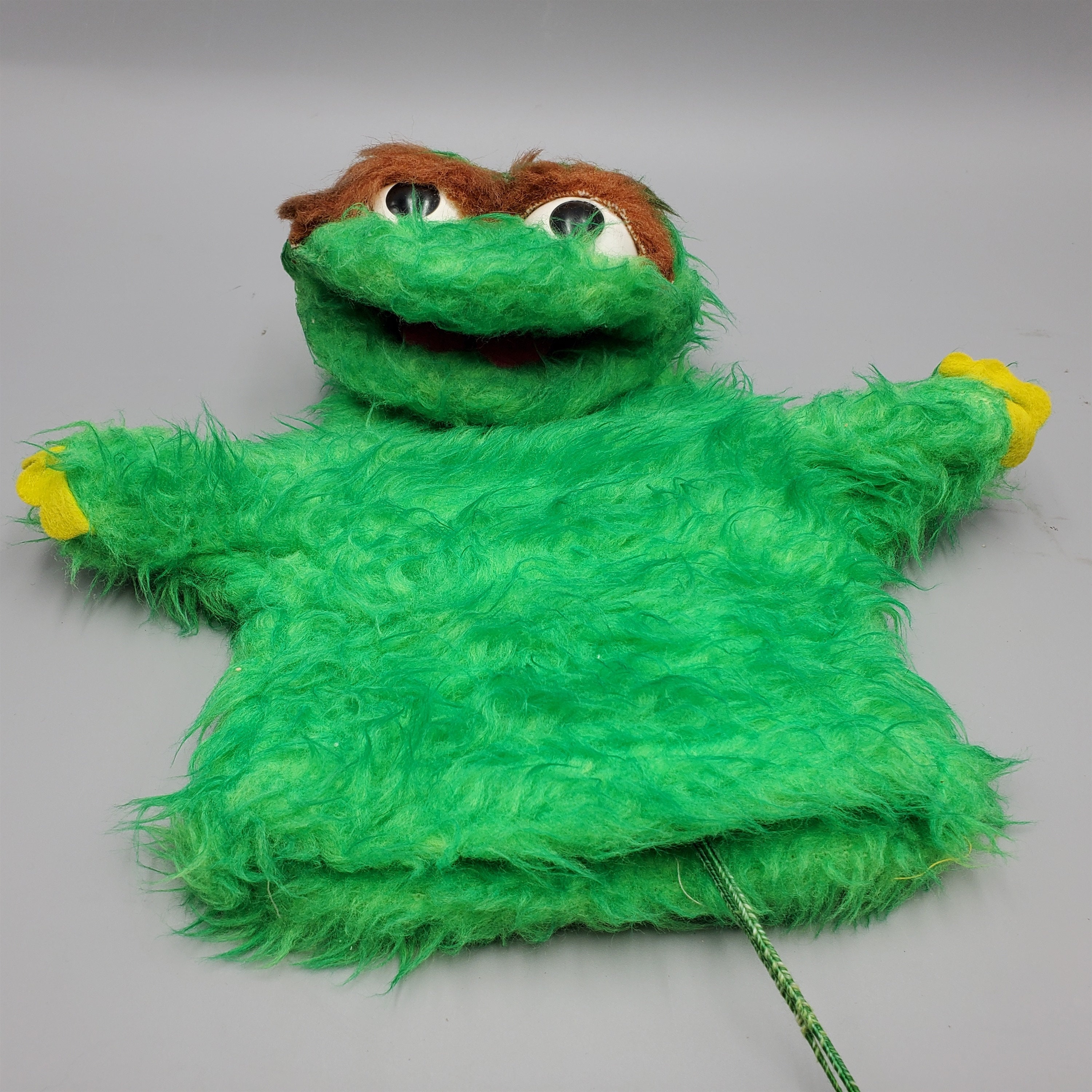 Original Vintage Oscar Hand Puppet Sesame Street Topper - Etsy