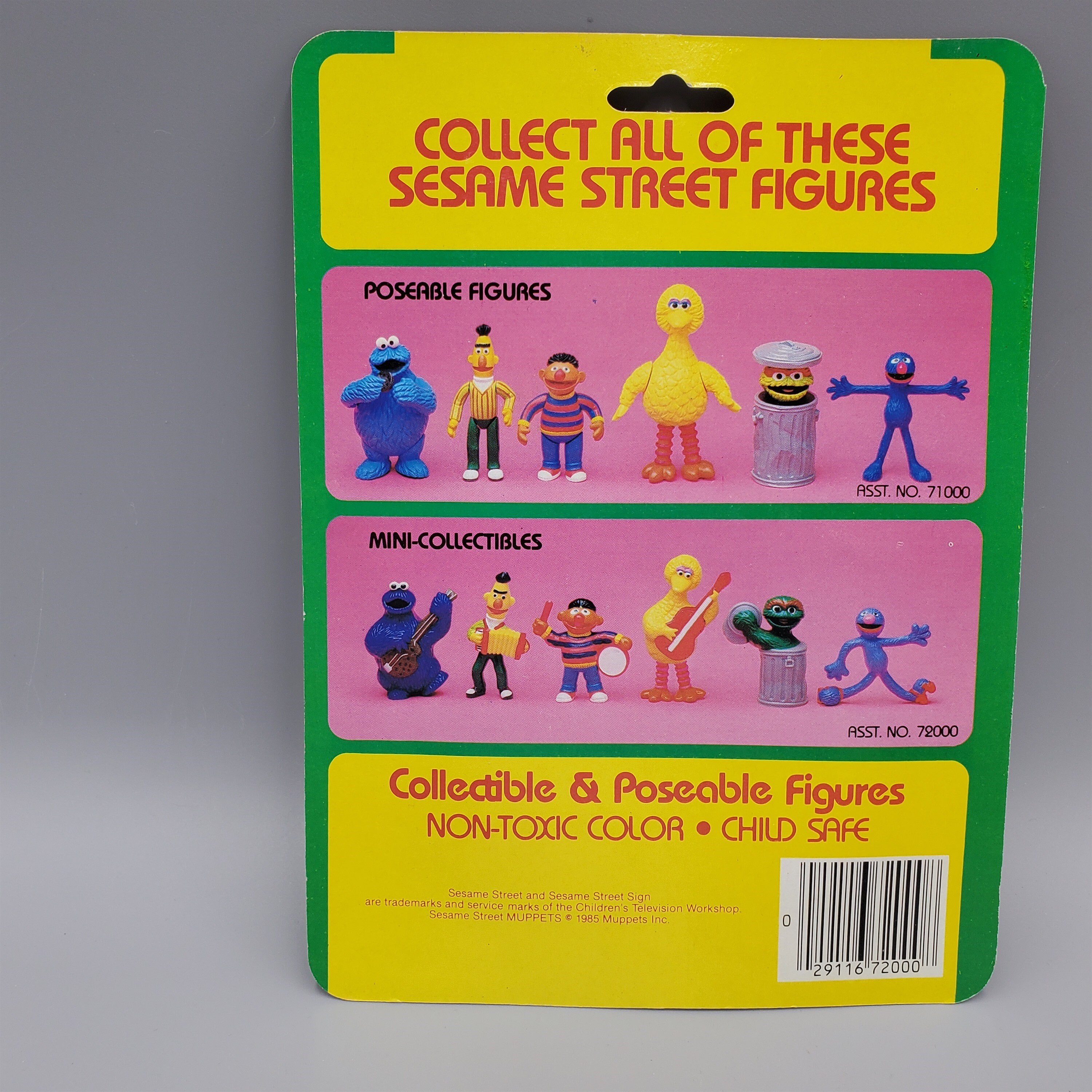 Ernie Drummer Pvc Figure Sesame Street Tara Toy Hong Kong Sealed 3 Inch ...