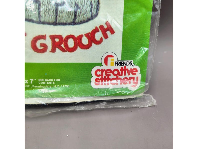 Sesame Street Oscar the Grouch Needlecraft Embroidery Crafts Kit ...