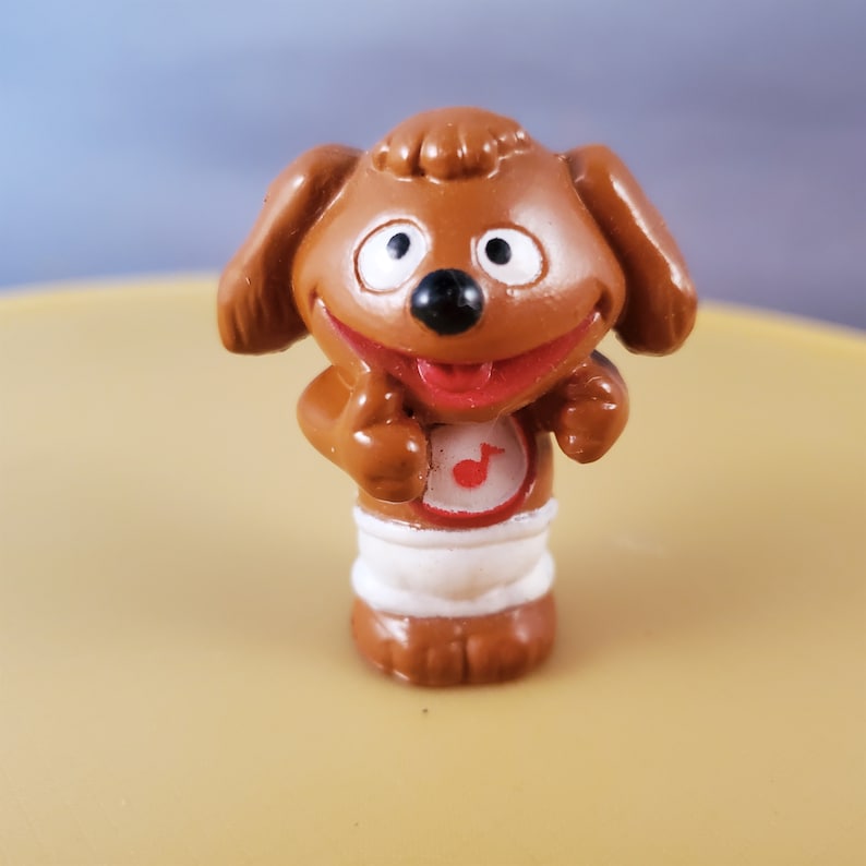 Rowlf Pvc Figure Mini Fig Muppet Babies Bib Musical Note 2 Inch - Etsy